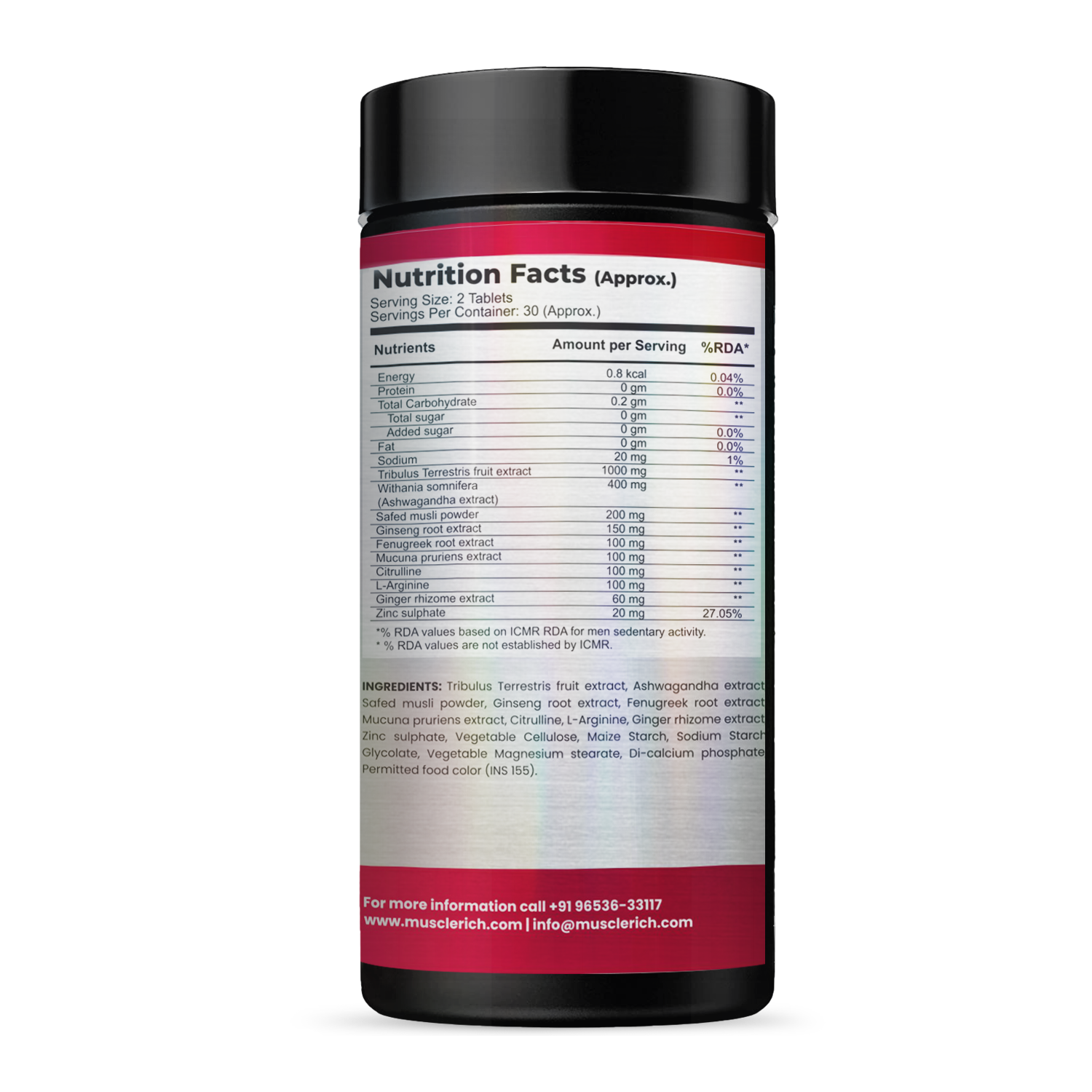 MuscleRich Epic Test ( Testosterone Booster) 60 Tablets – Muscle Mantra