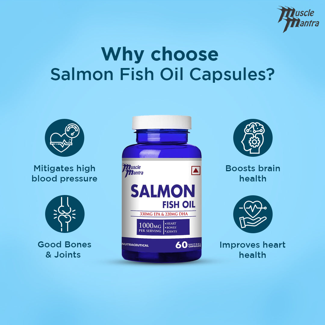 Muscle Mantra | Salmon fish oil | Omega 3 fatty acids | Good health