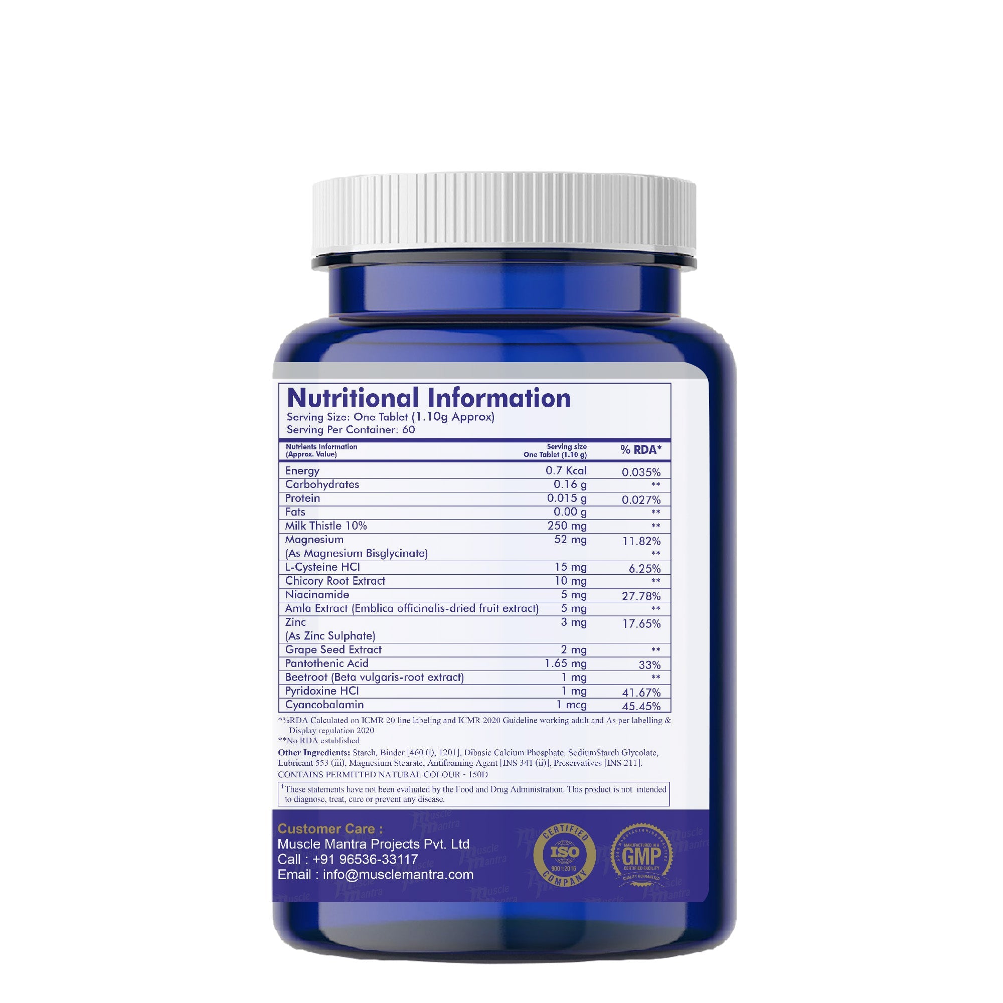 Muscle Mantra | Liver Detox Tablet | Better Digestion & Detoxification