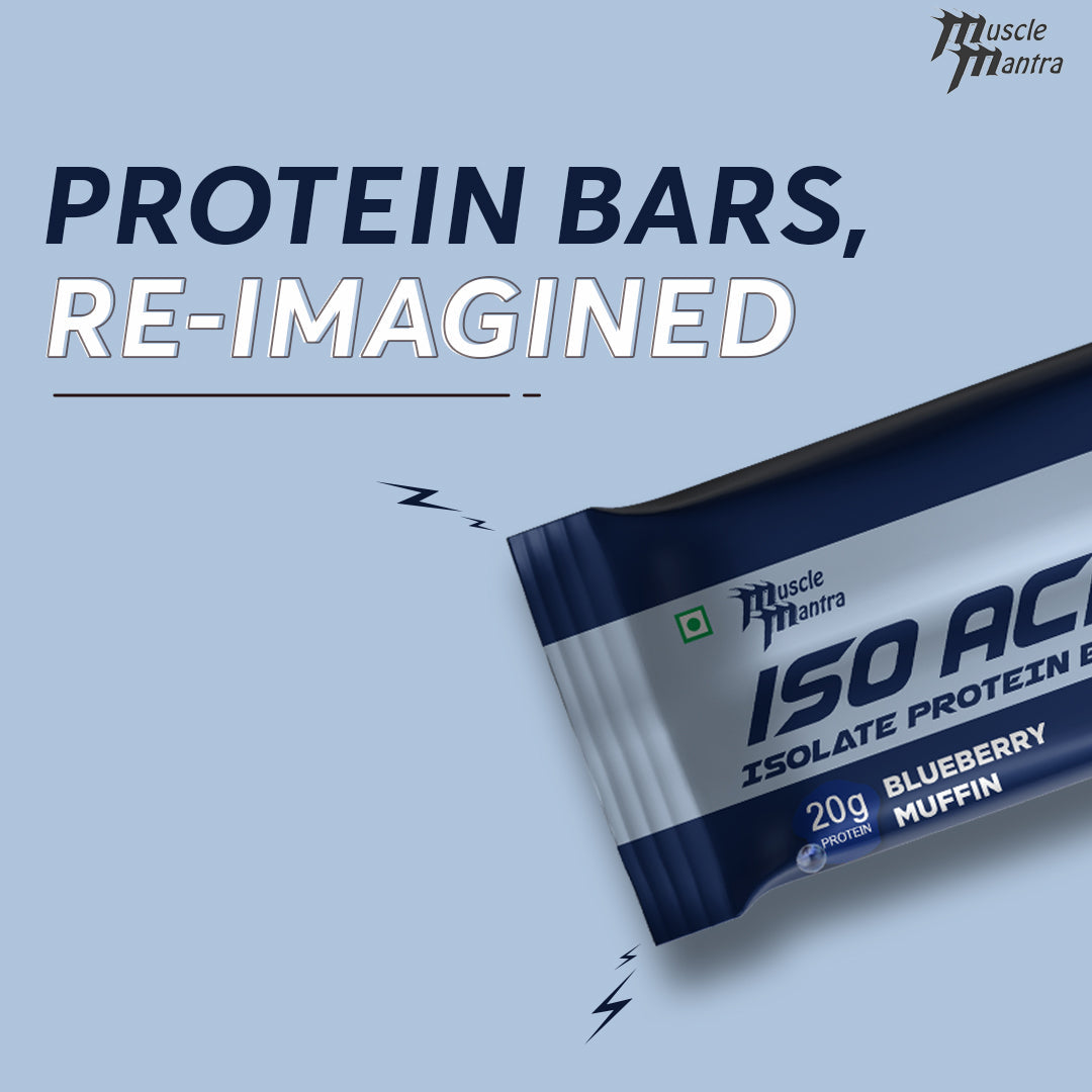 Muscle Mantra ISO ACE Isolate Protein Bar (3 Box of 6 bars each)