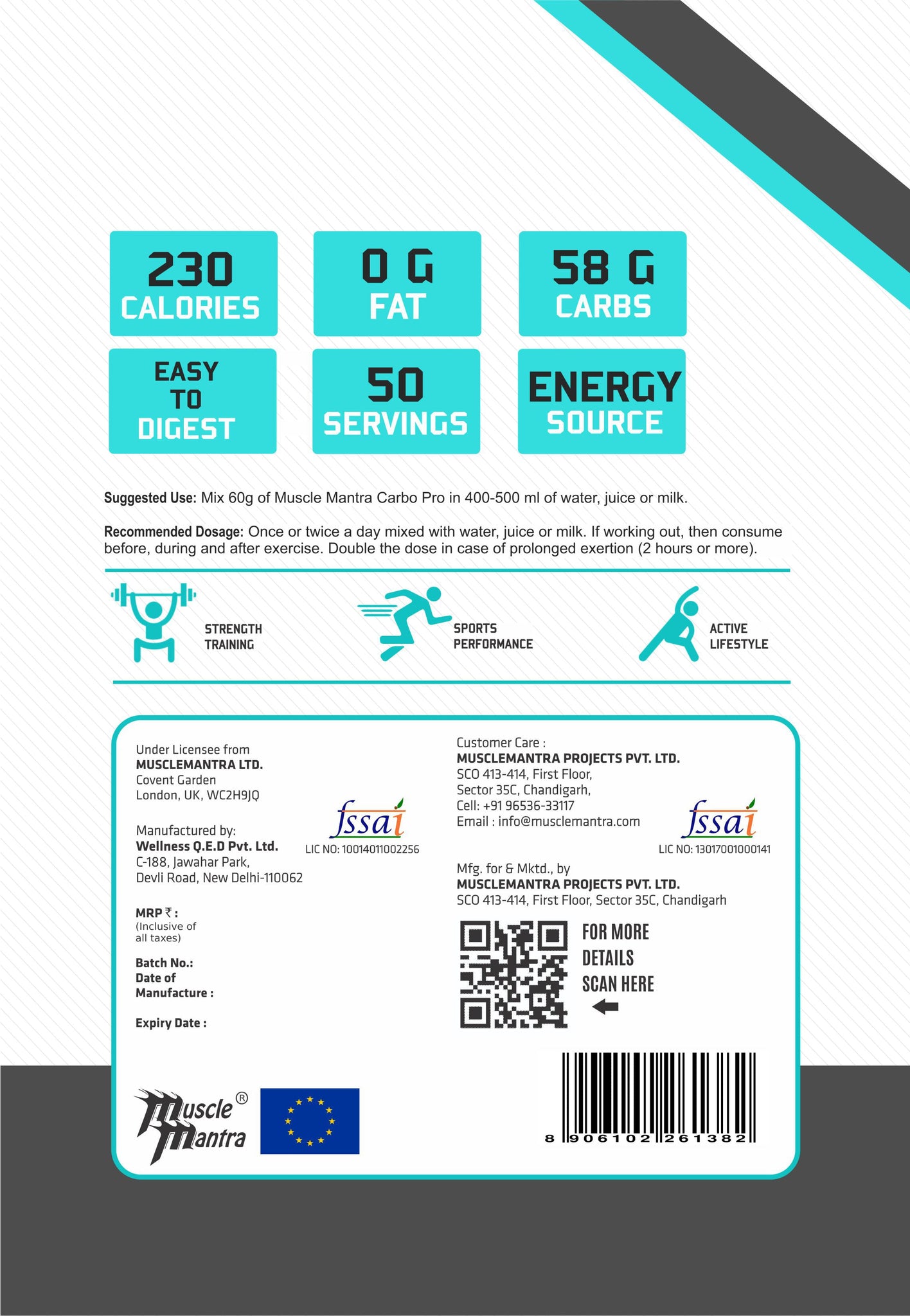 Muscle mantra | Carbo Pro 3Kg | Muscle gain | Carb Supplement – Muscle ...