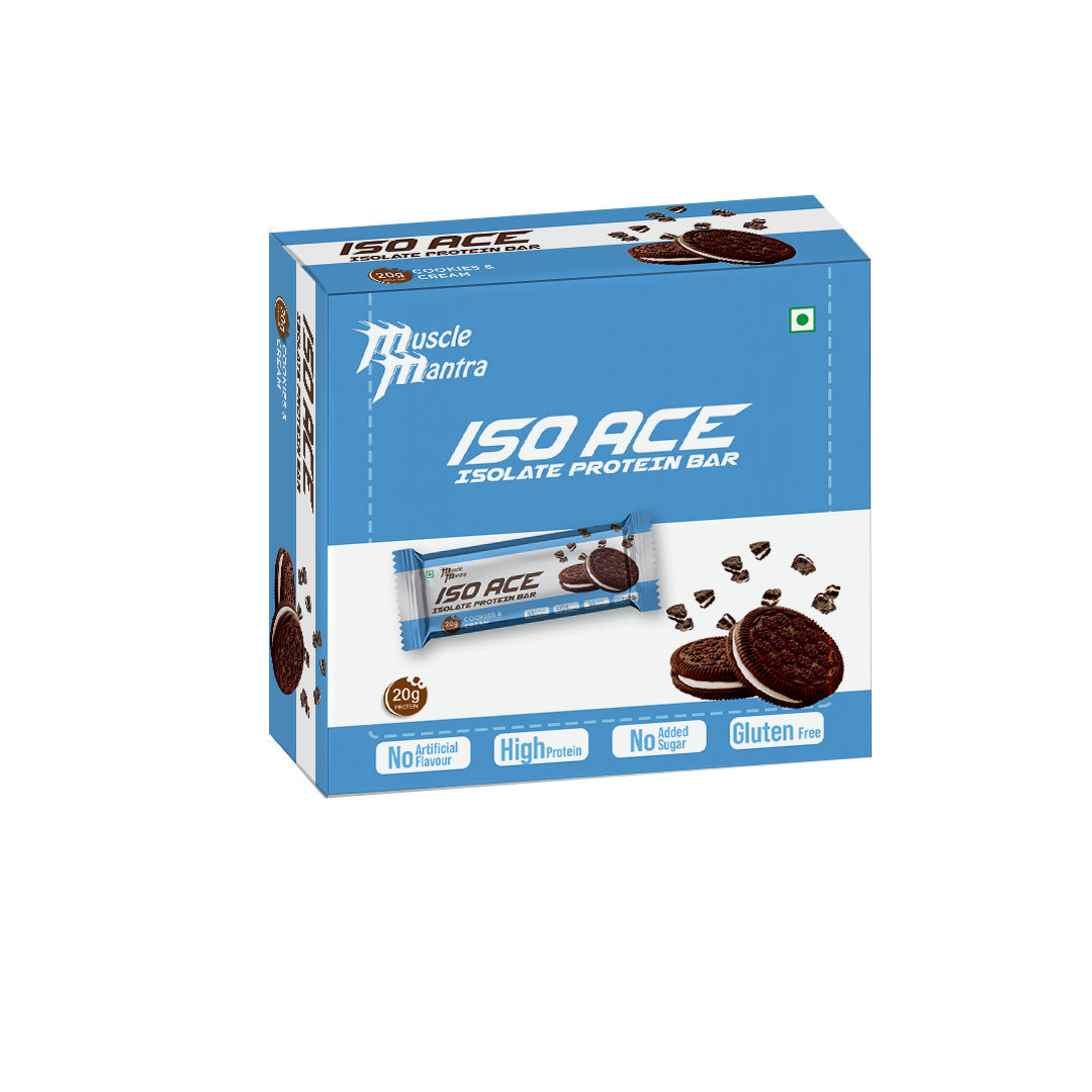 Muscle Mantra ISO ACE Isolate Protein Bar (3 Box of 6 bars each)