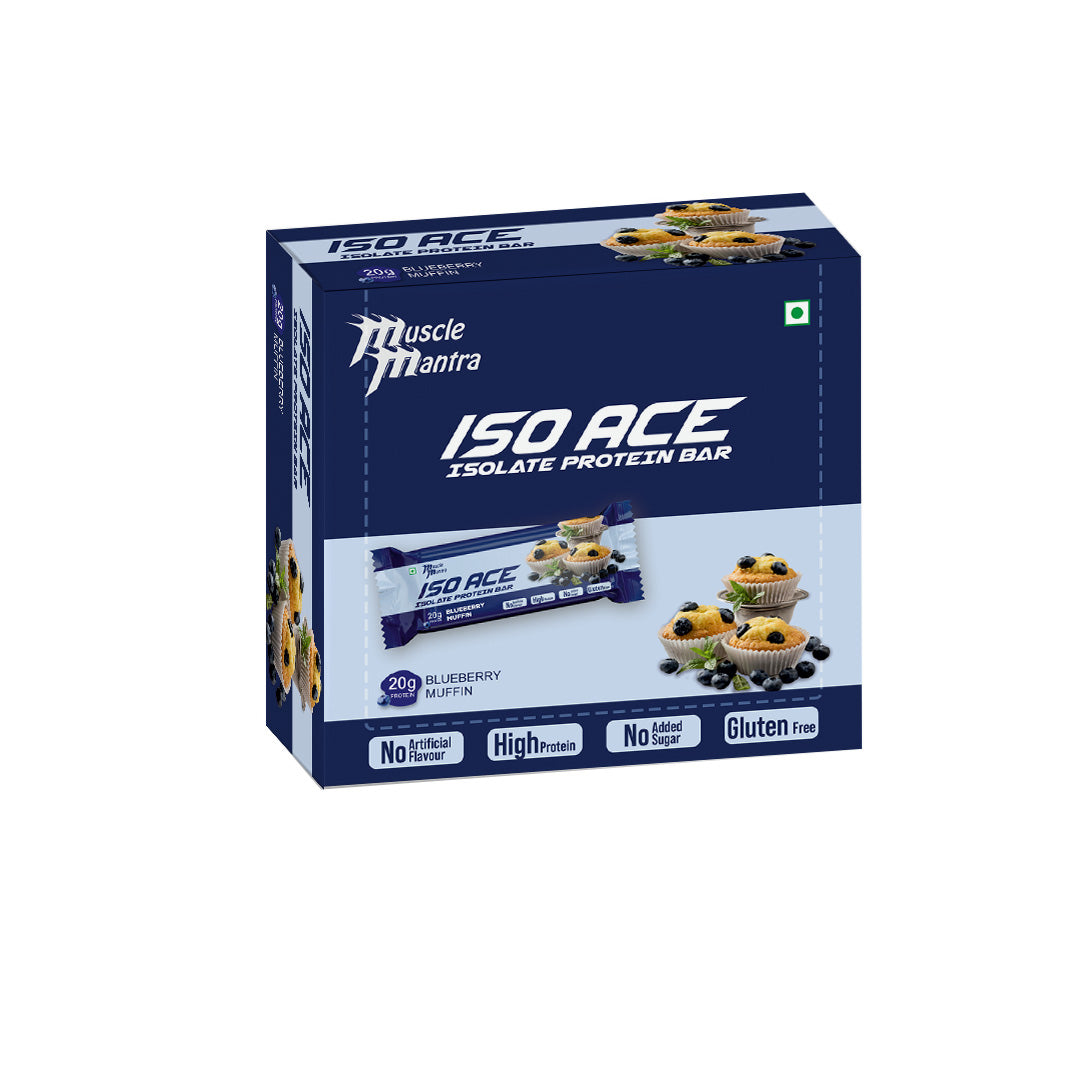 Muscle Mantra ISO ACE Isolate Protein Bar (3 Box of 6 bars each)